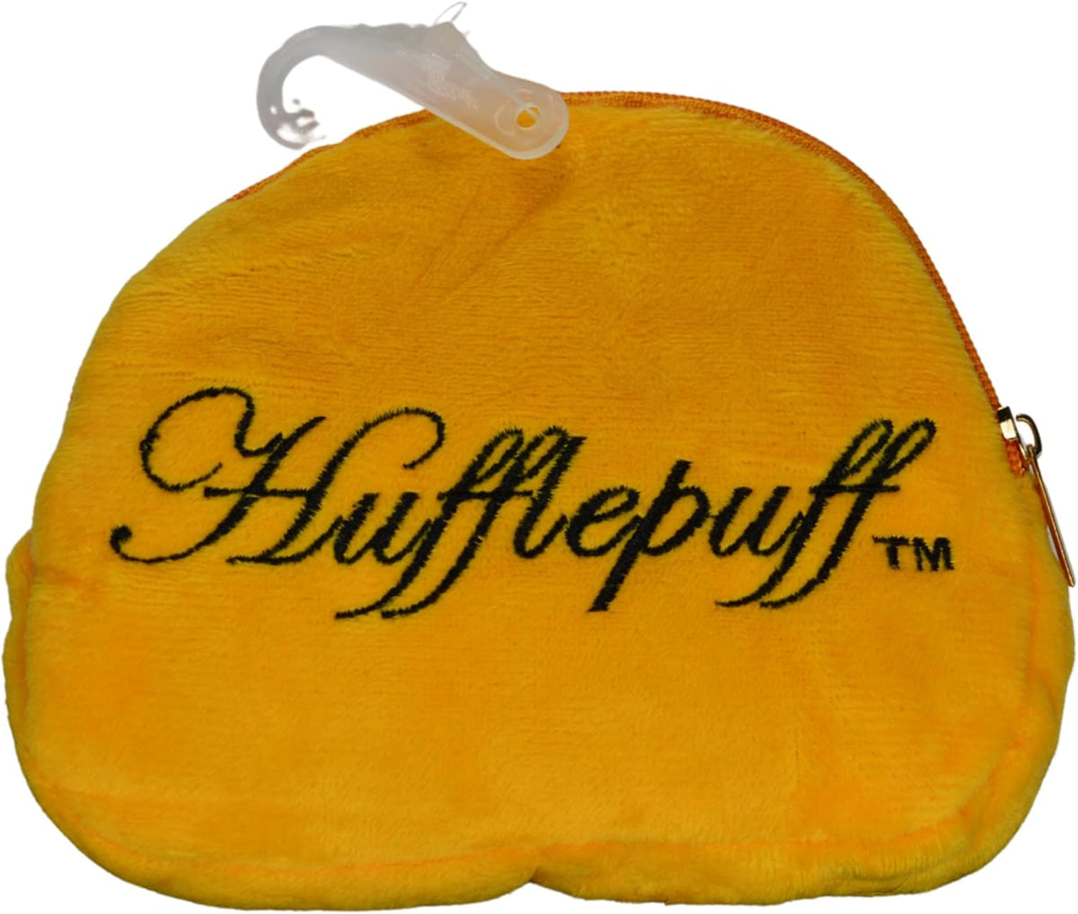 Licensed Harry Potter Hufflepuff Plush Coin Purse with Hufflepuff Embr ...