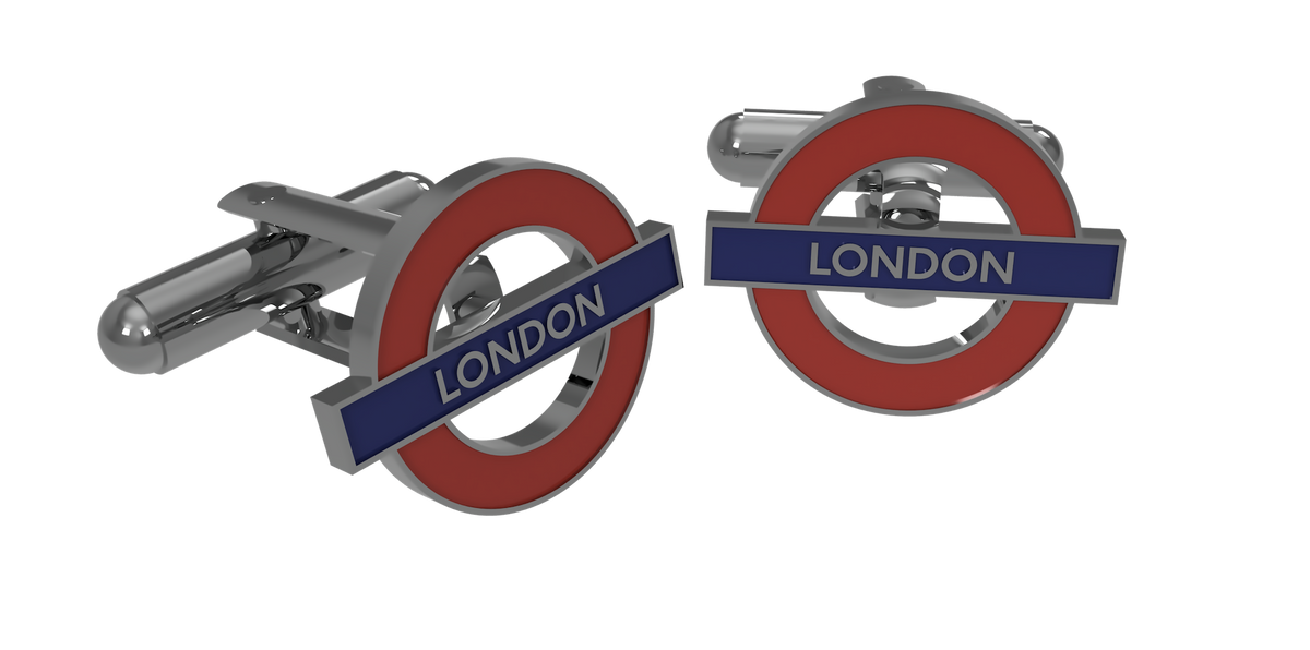 Licensed London Underground Enamel Cufflinks 3 Styles in Gift Box UND ...