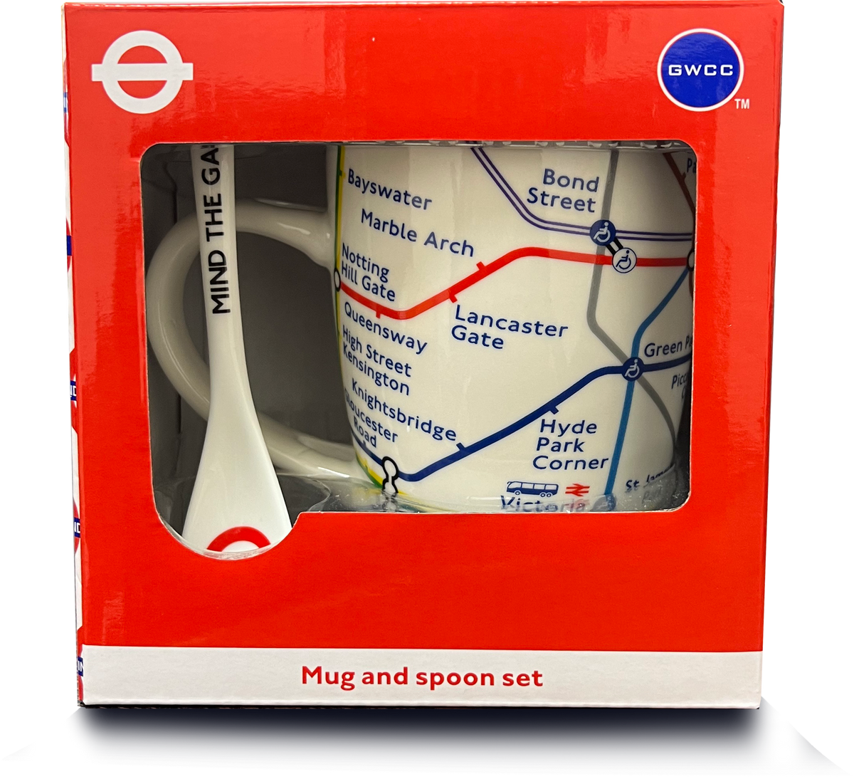 Licensed London Underground Tube Map Bone China Mug with Spoon New set ...